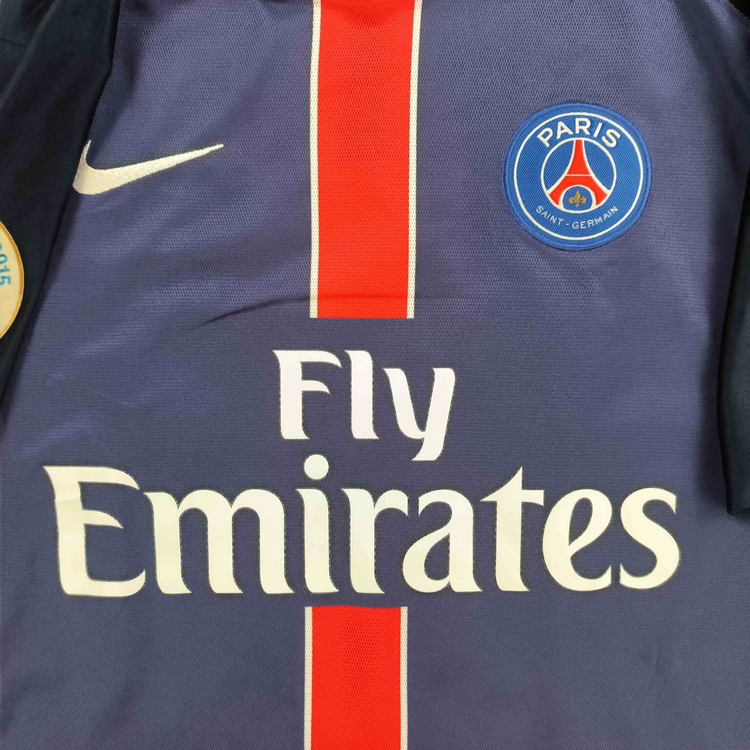 PSG Paris Saint-Germain 2015-16 Nike hazai David Luiz Player Issue foci ...