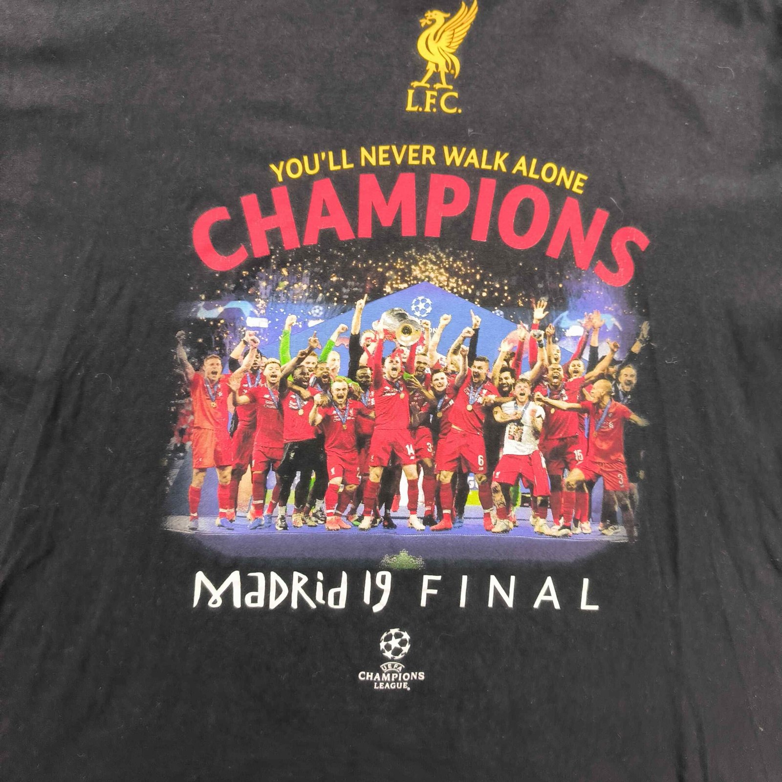 Liverpool UCL Champion 2019 póló XXL-es – Mezek.hu