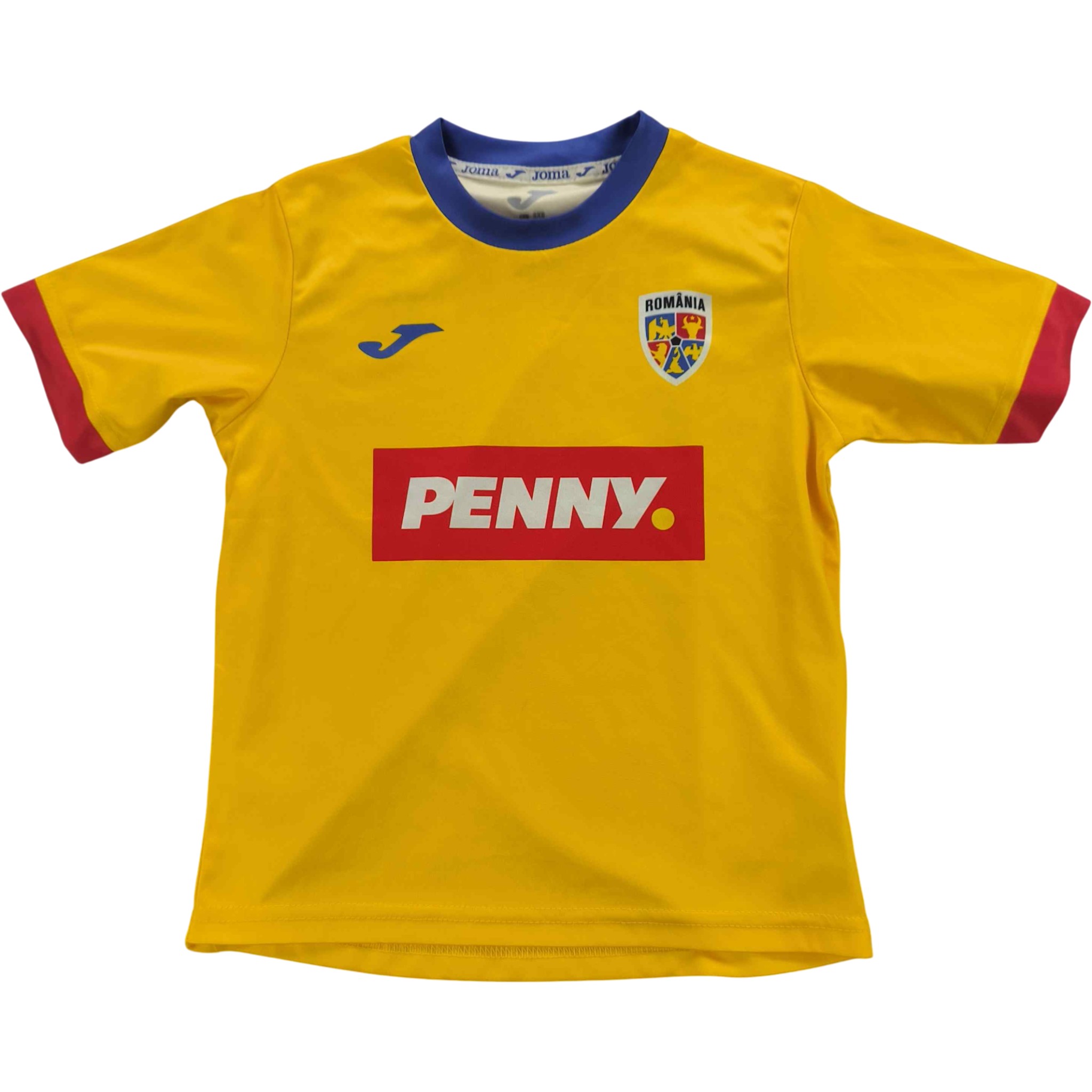 Románia Román válogatott 2024-25 Joma hazai fan foci mez gyerek 4 éves ...